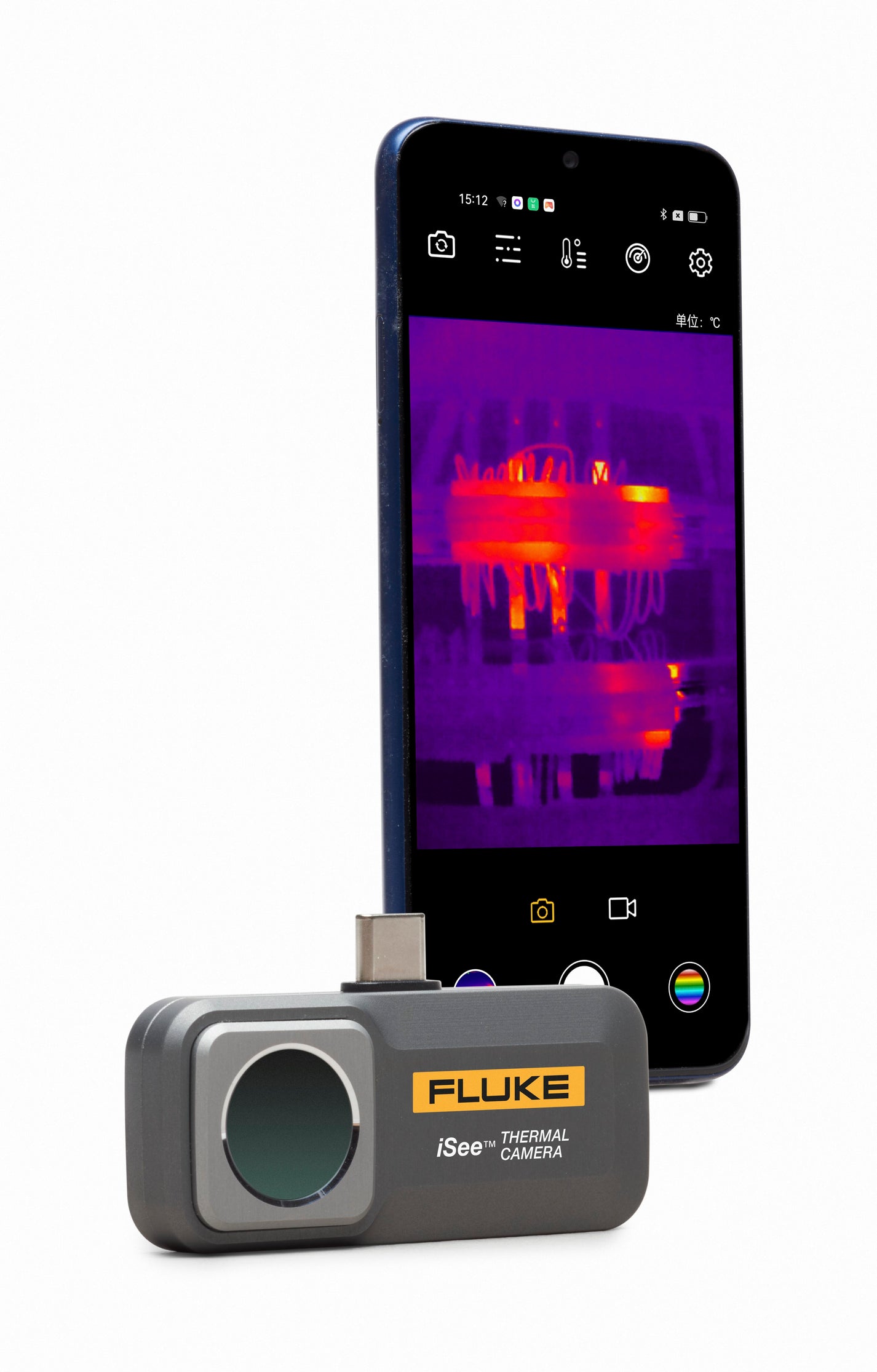 FLUKE-TC01A 9HZ | Cámara termográfica móvil Fluke iSee™ – ELTECNIC